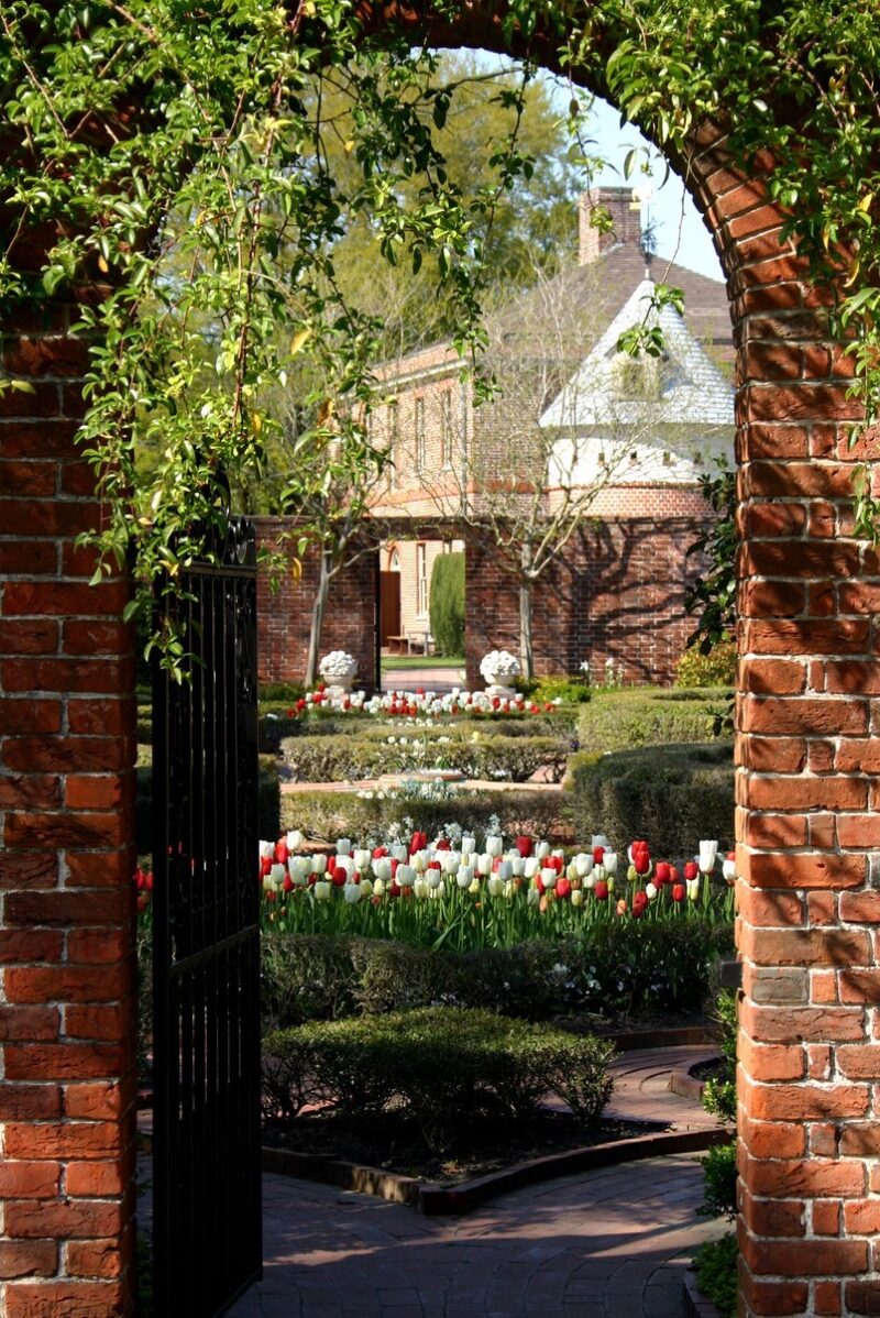 Garden gate Tryon Palace - West New Bern